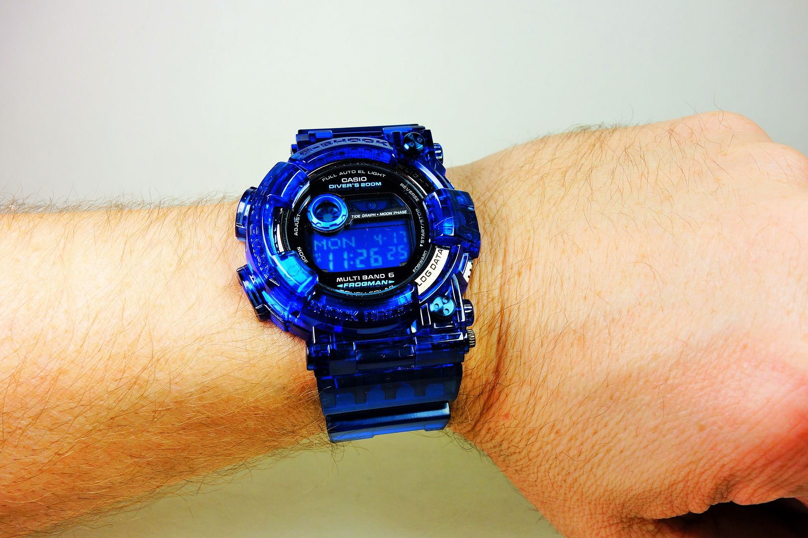 Custom blue display GWF-1000 Frogman | WatchUSeek Watch Forums