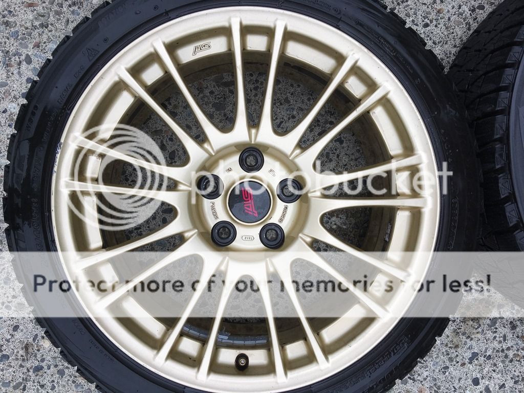FS: (For Sale) GOLD BBS STI Wheels w/Winter Tires - NASIOC