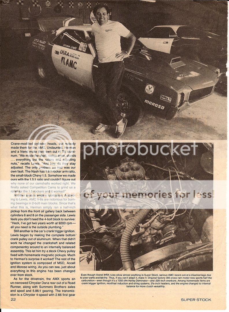 Super Stock AMX .com - Herman Lewis