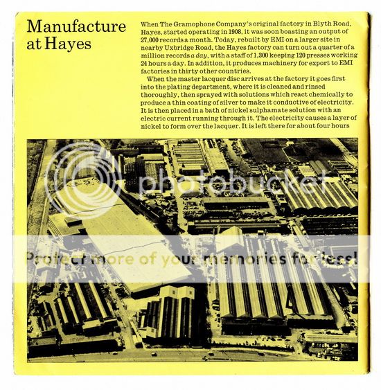 EMI Hayes Production Plant * | Page 2 | Steve Hoffman Music Forums