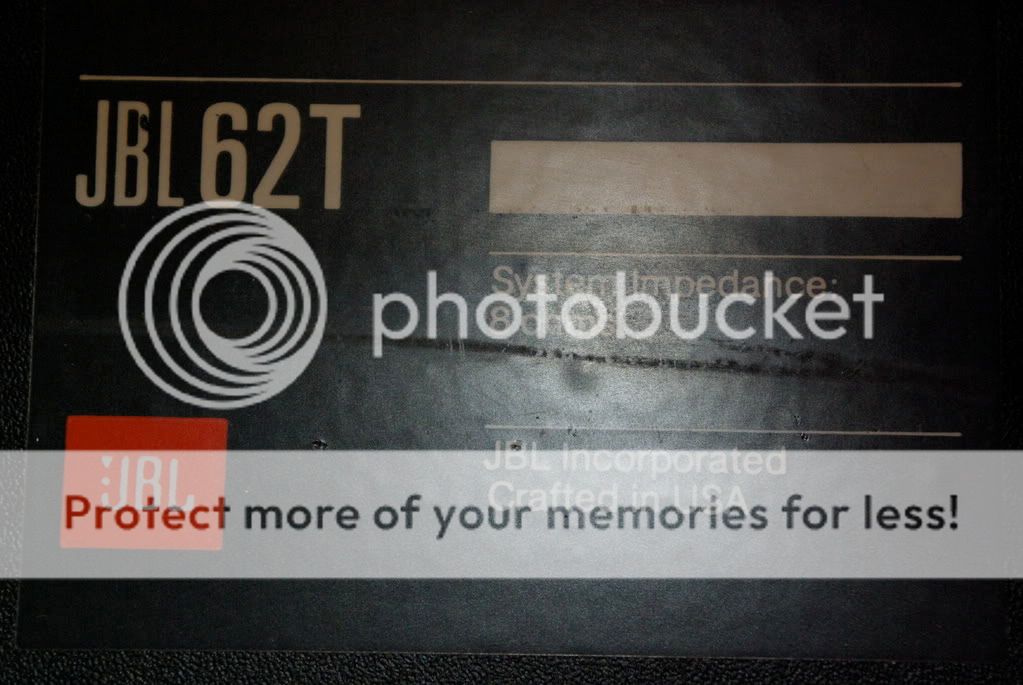 Jbl 62t | Audiokarma Home Audio Stereo Discussion Forums