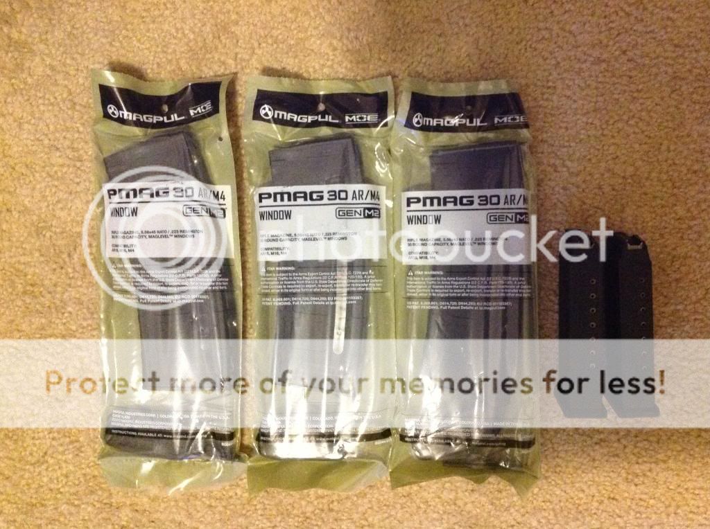 WTS: 30 rd windowed Magpul Pmag Gen M2 "rebuild kits" and Glock G17 10 ...